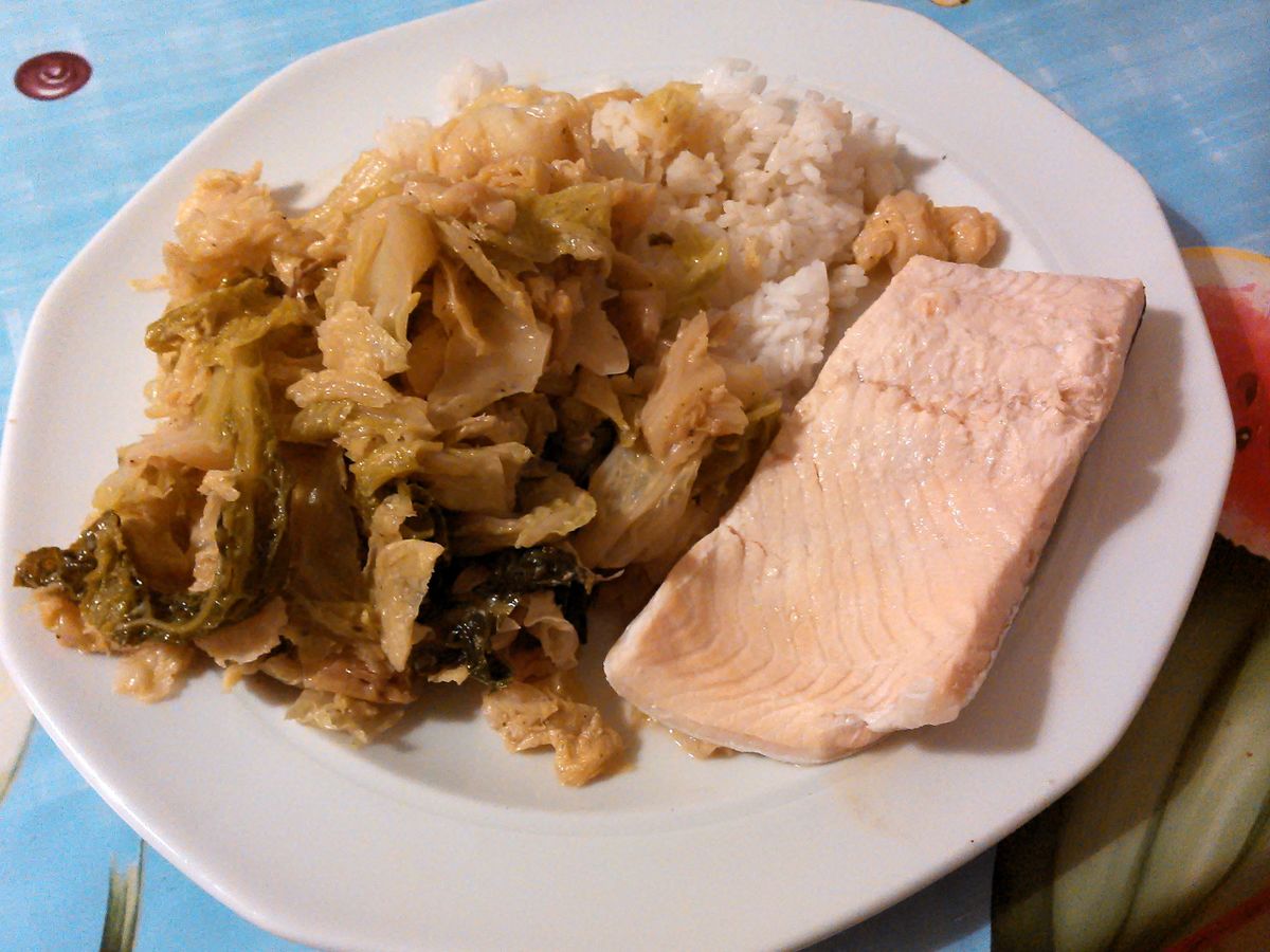 Lachsfilet mit Wirsing und Zitrone – Koch-Wiki