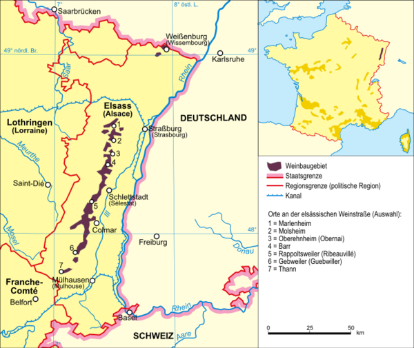Wein:Weinanbauregion Elsass – Koch-Wiki
