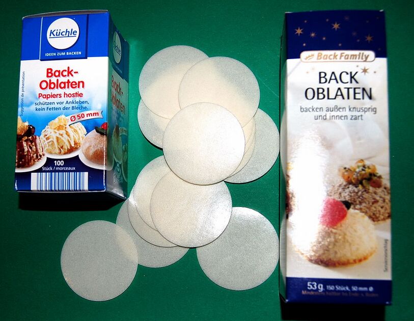 Zutat:Oblate – Koch-Wiki